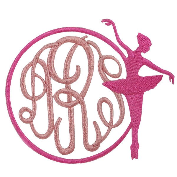 Ballerina Monogram Embroidery Frames Instant Download - Etsy