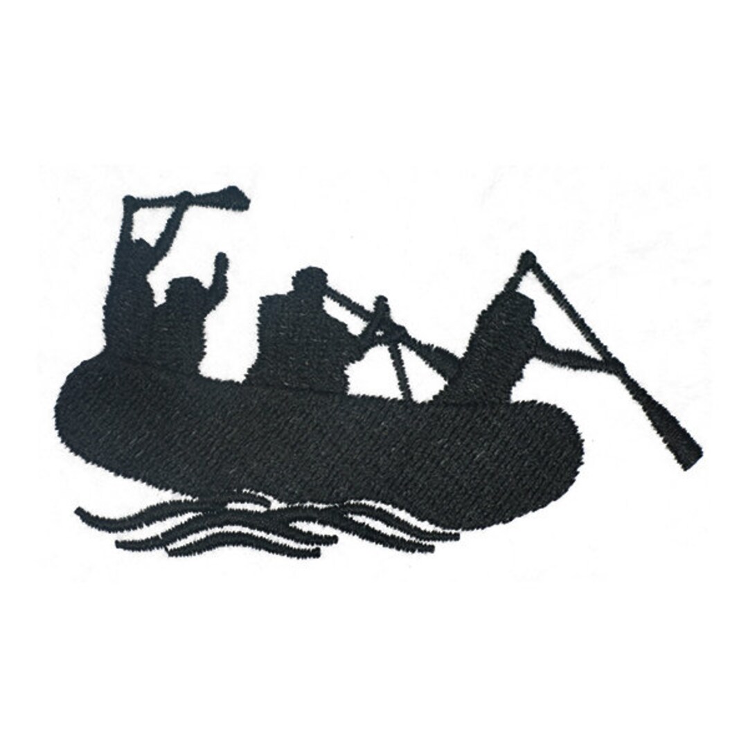 Rafting Embroidery Design Instant Download - Etsy