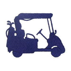Golf Cart Embroidery Design Instant Download - Etsy