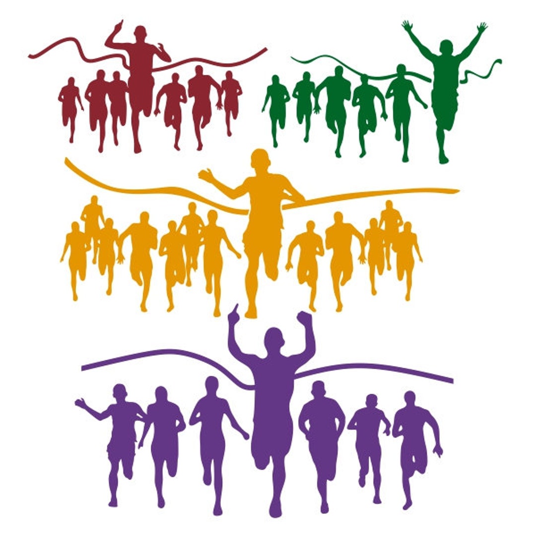 Men Runner Cuttable Design PNG DXF SVG & Eps File for Silhouette Cameo ...