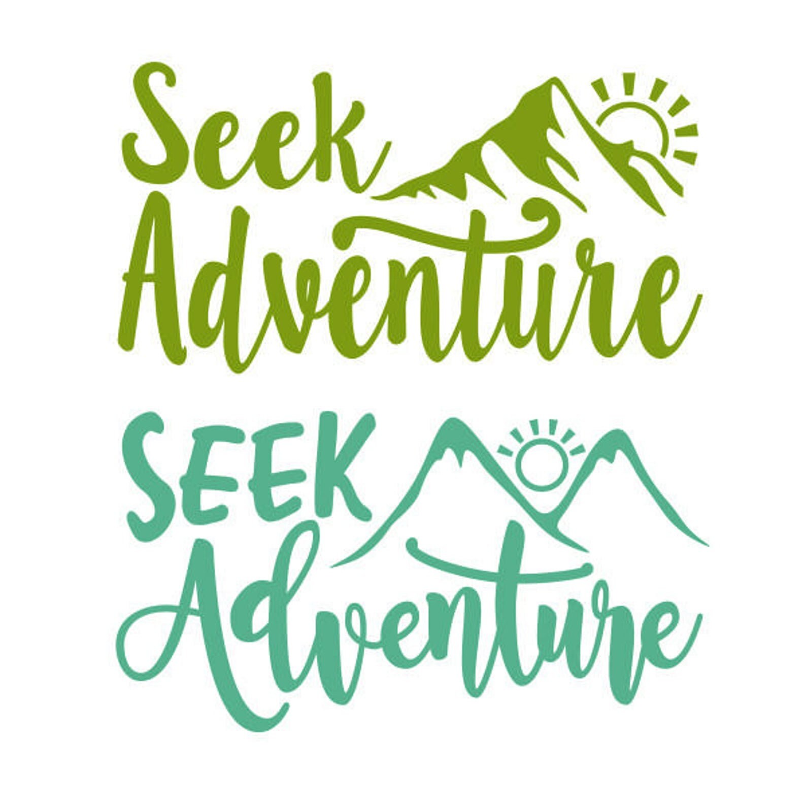 Seek Adventure Travel Cuttable Design PNG DXF SVG & Eps File | Etsy