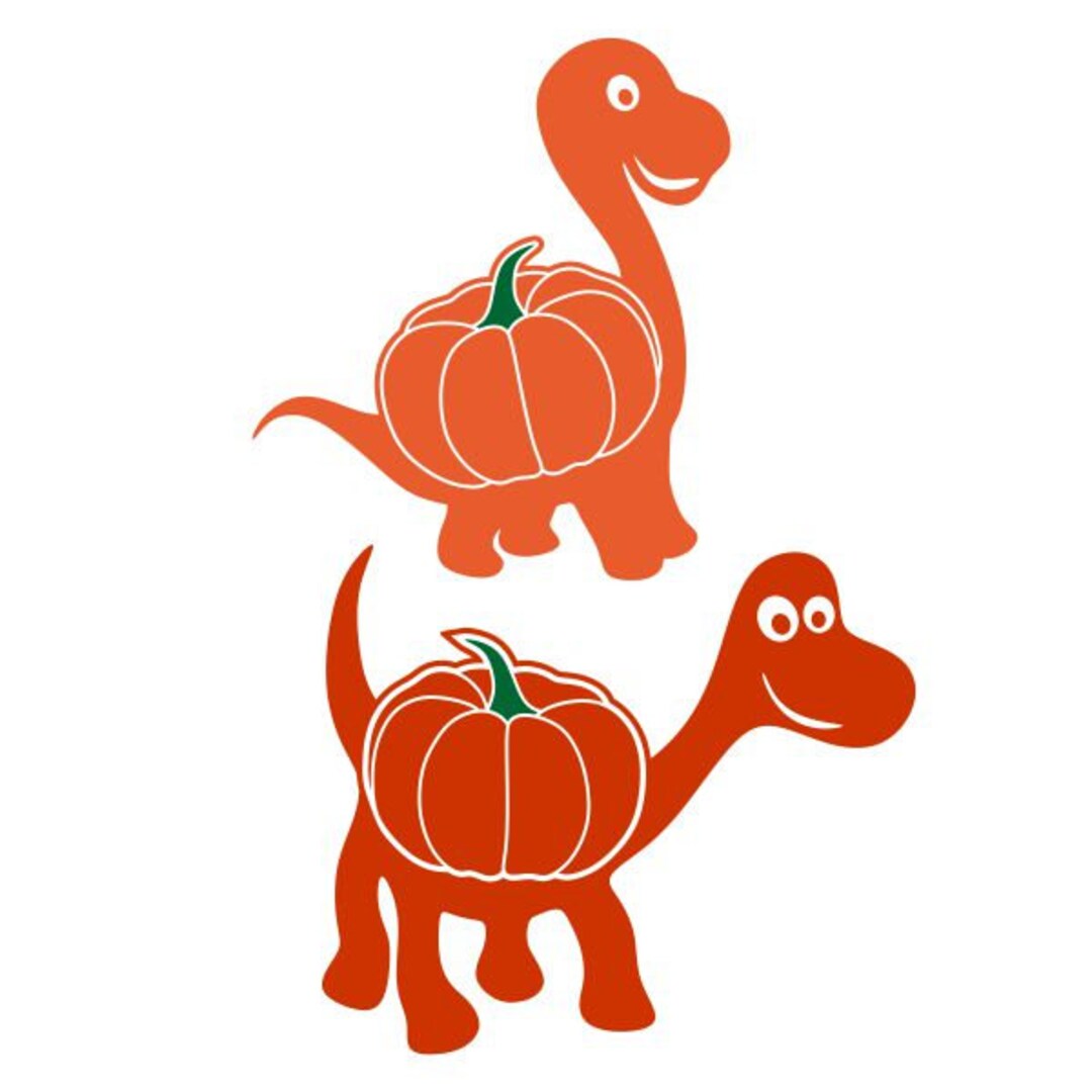 Pumpkin Saurus Cuttable Design PNG DXF SVG & Eps File for Silhouette ...