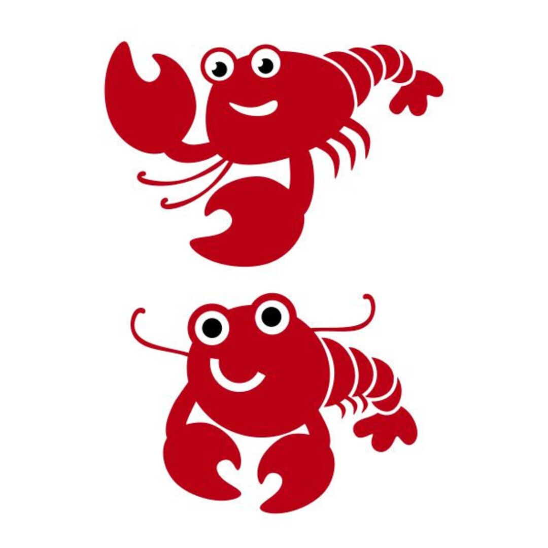Lobster Cuttable Design PNG DXF SVG & Eps File for Silhouette Cameo and ...