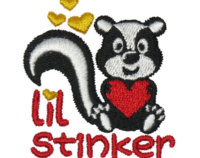 Lil Stinker Skunk Embroidery Design Instant Download - Etsy