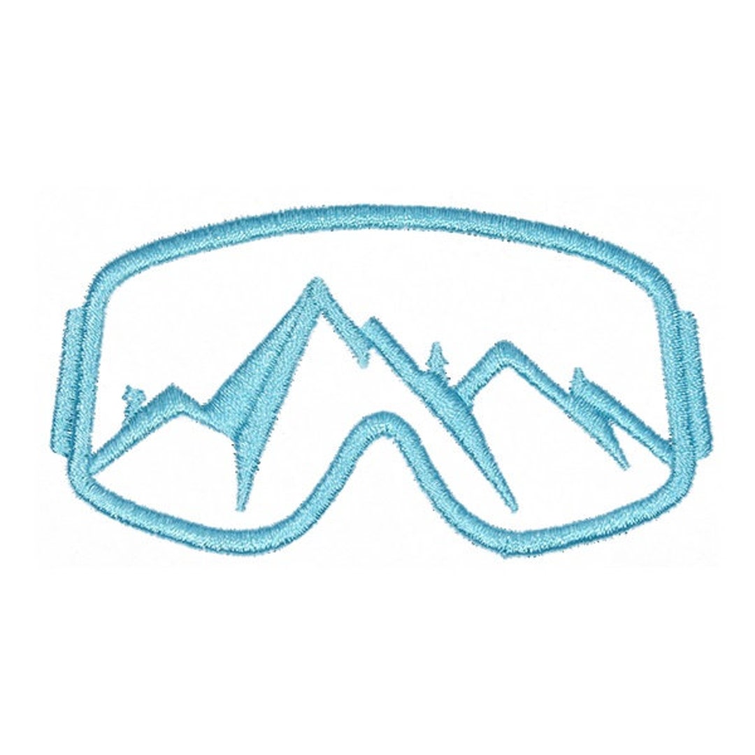 Winter Goggles Embroidery Design Instant Download - Etsy