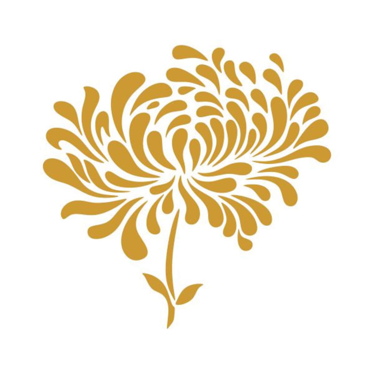 Mums Flower Cuttable Design PNG DXF SVG & Eps File for | Etsy