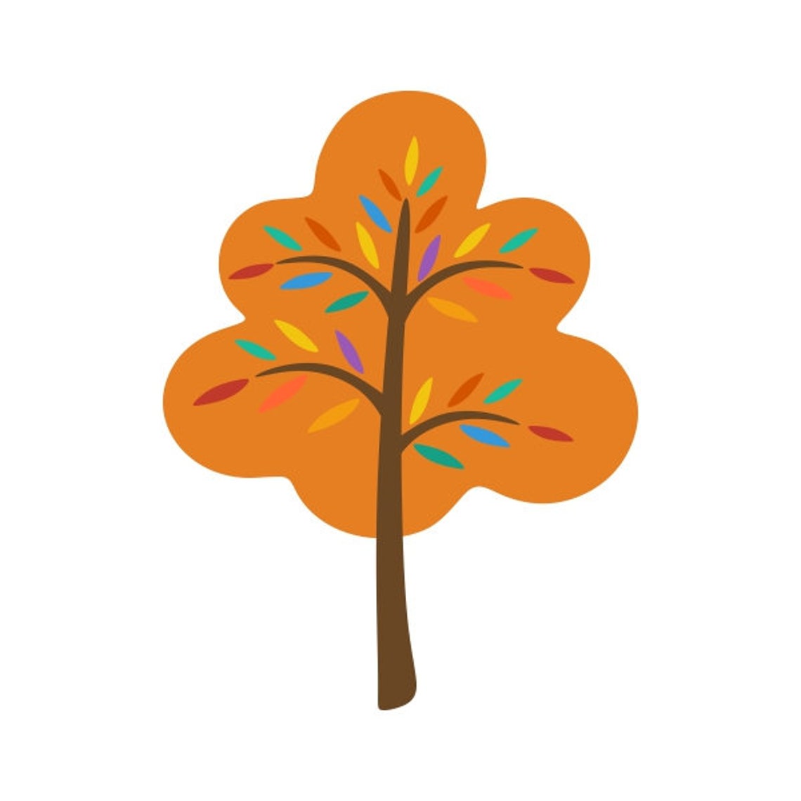 Autumn Tree Pack Cuttable Design PNG DXF SVG & Eps File for - Etsy