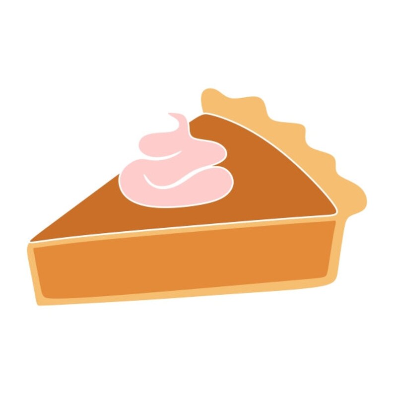 Pumpkin Pie Cuttable Design PNG DXF SVG & Eps File for | Etsy