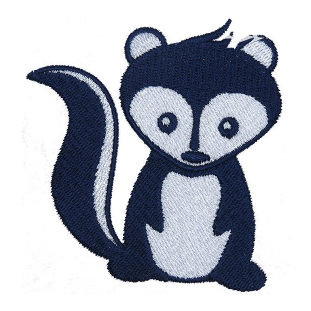 Skunk Embroidery Design Instant Download - Etsy