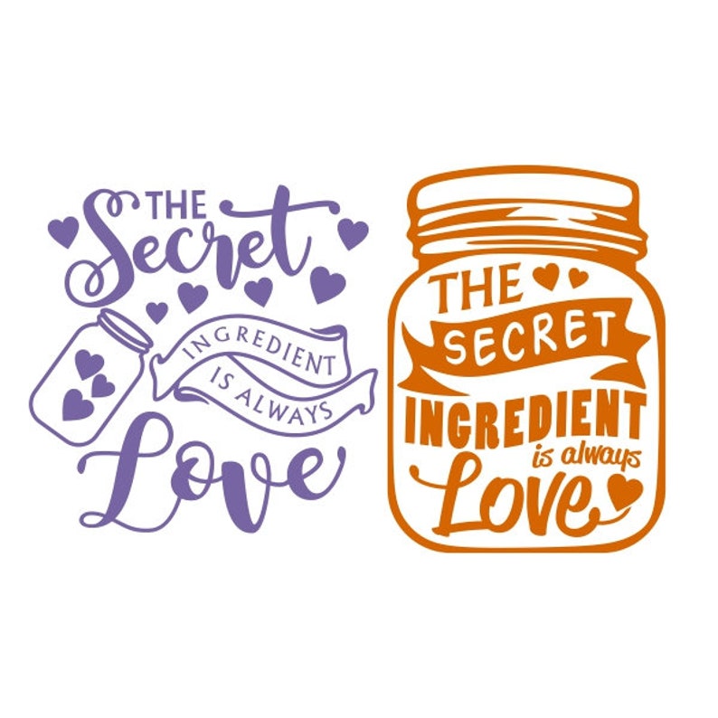 Secret Ingredient Cuttable Design PNG DXF SVG & Eps File for - Etsy