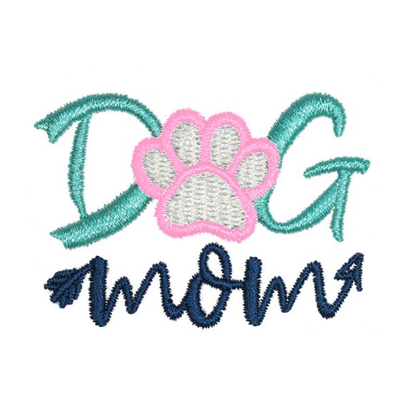 Dog Mom Embroidery Design Instant Download - Etsy