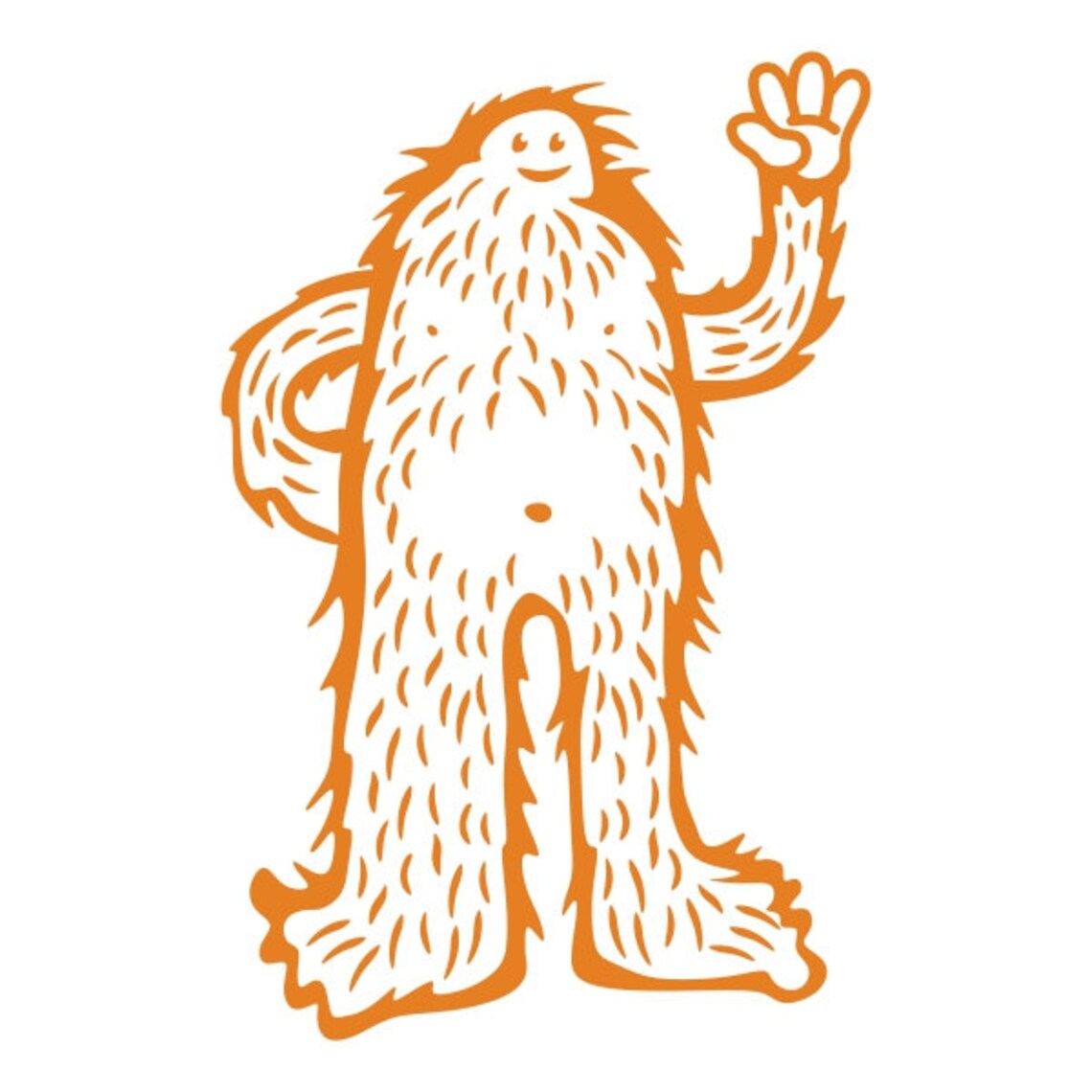 Sasquatch Cuttable Design PNG DXF SVG & Eps File for - Etsy