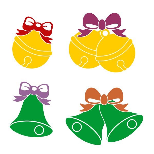 Christmas Jingle Bell Cuttable Design PNG DXF SVG & Eps File | Etsy