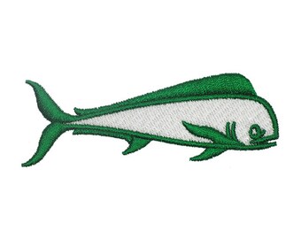 Split Mahi Mahi Fish Applique Embroidery Design INSTANT DOWNLOAD - Etsy