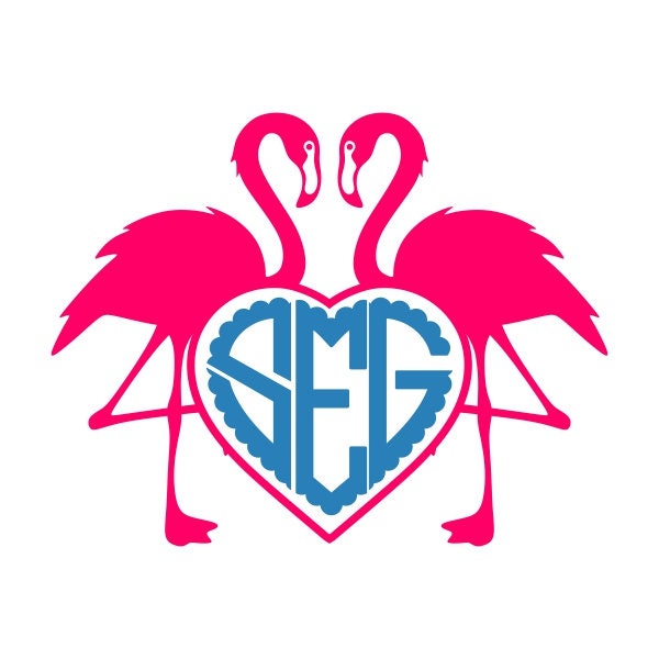 Flamingo Frame Cuttable Design PNG DXF SVG & Eps File for - Etsy