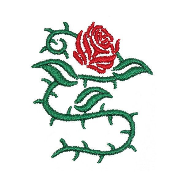 Rose Embroidery Pattern - Etsy