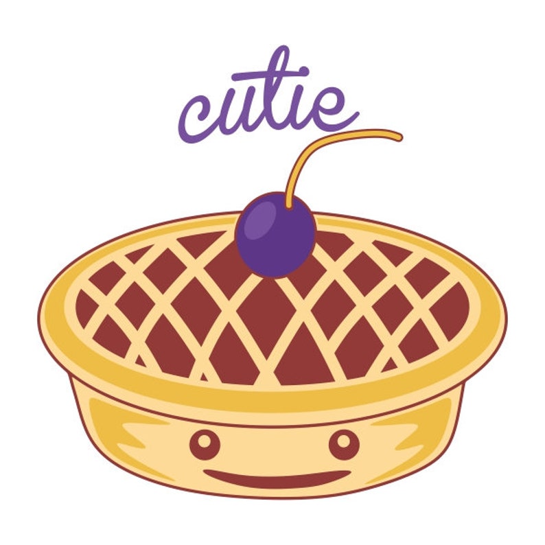 Cutie Pie Cuttable Design PNG DXF SVG & Eps File for - Etsy Hong Kong
