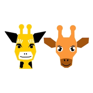 Giraffe Head Cuttable Design PNG DXF SVG & Eps File for Silhouette ...