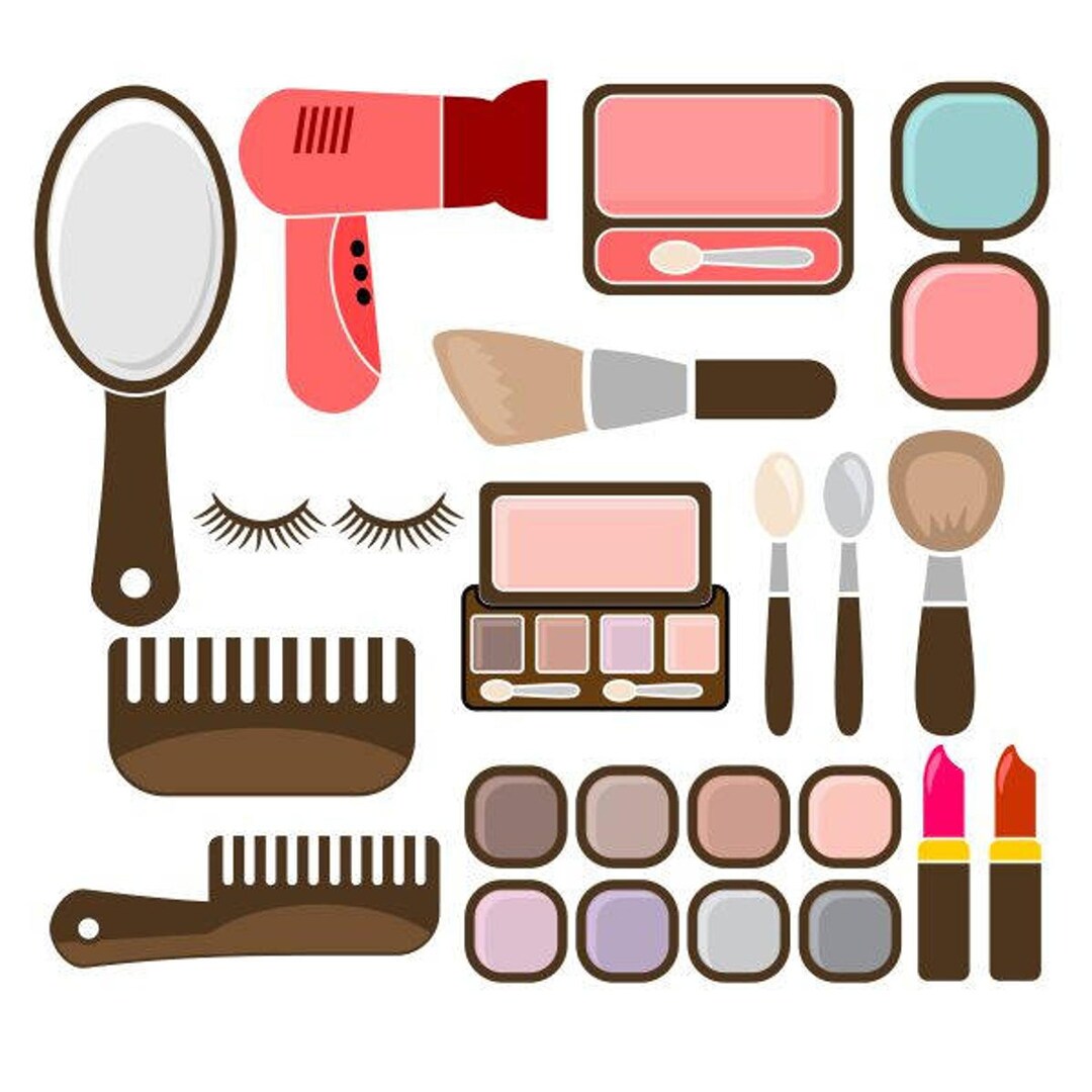 Makeup Beauty Fashion Women Southern Cuttable Design PNG DXF SVG & Eps ...
