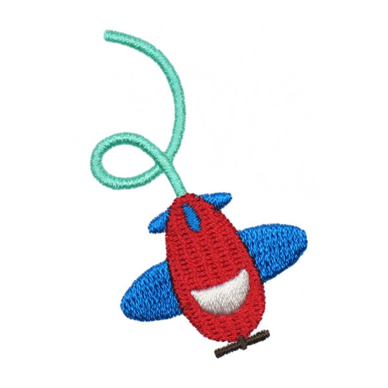Flying Airplane Decor Embroidery Design Instant Download - Etsy