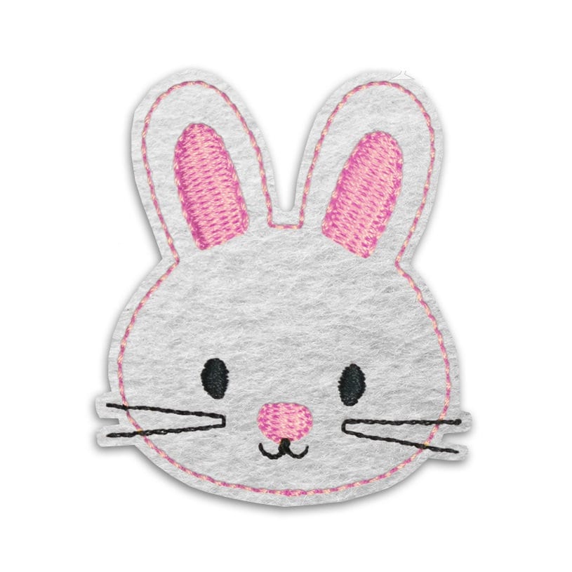 Rabbit Face Feltie Embroidery Design Instant Download - Etsy