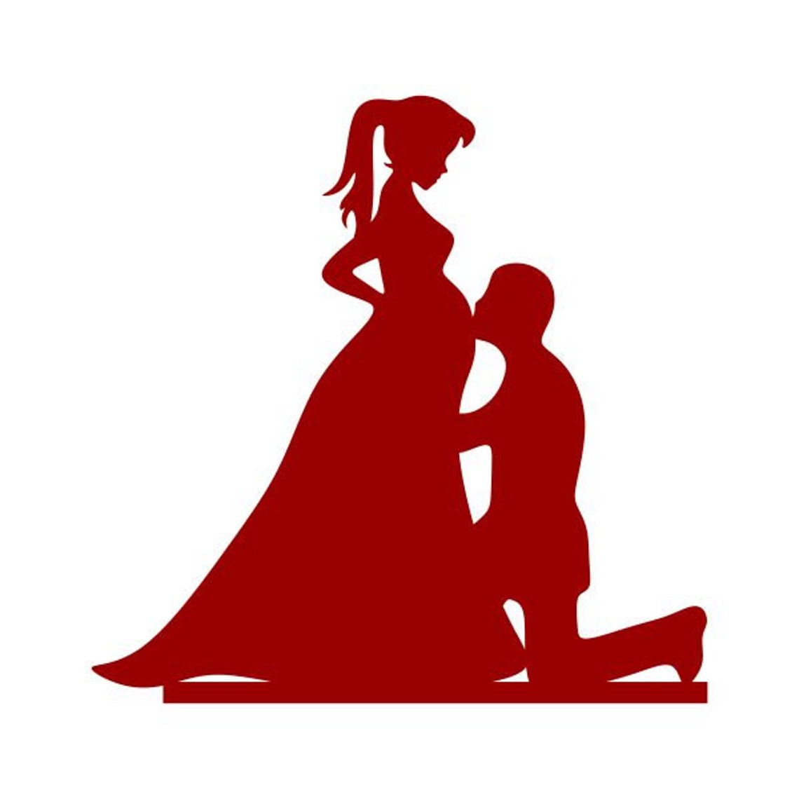 Pregnant Bride and and Groom Cuttable Design PNG DXF SVG & Eps - Etsy