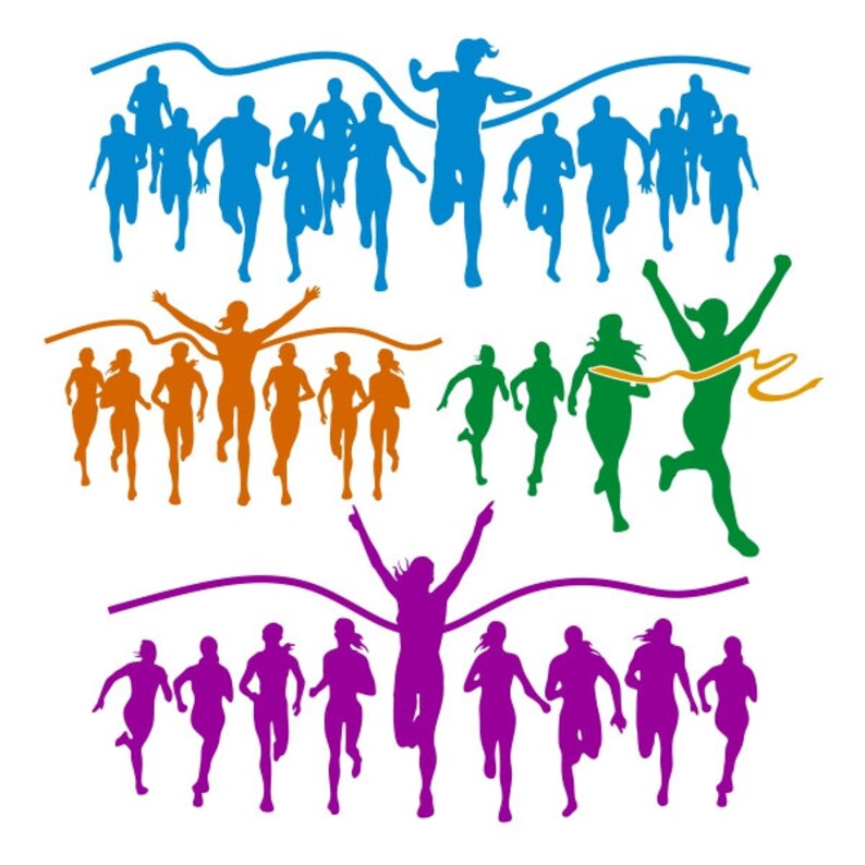 Women Runner Cuttable Design PNG DXF SVG & Eps File for - Etsy