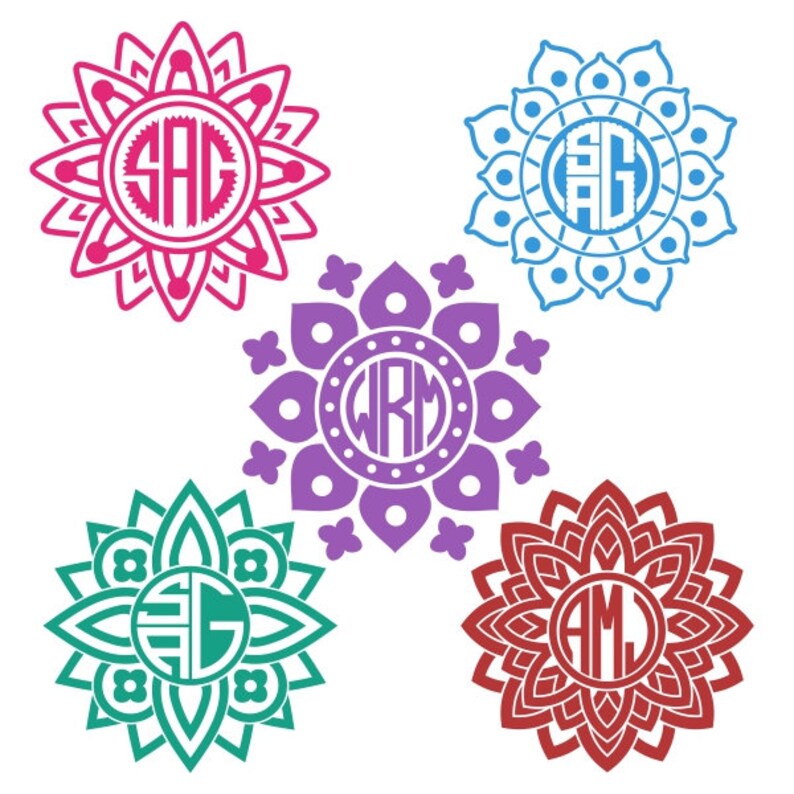 Mandala Circle Cuttable Design PNG DXF SVG & Eps File for - Etsy