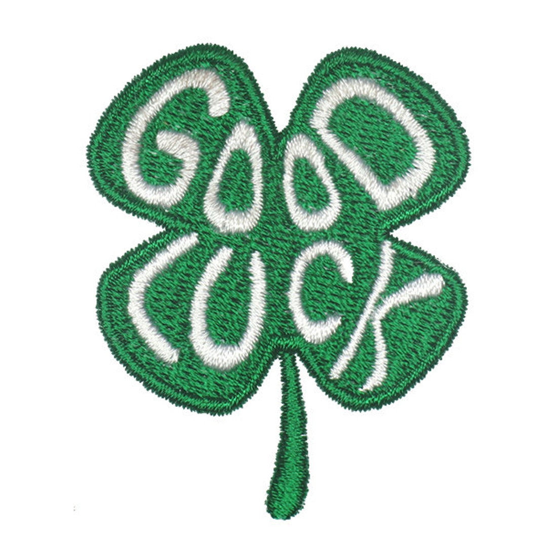Good Luck Clover Embroidery Design Instant Download - Etsy