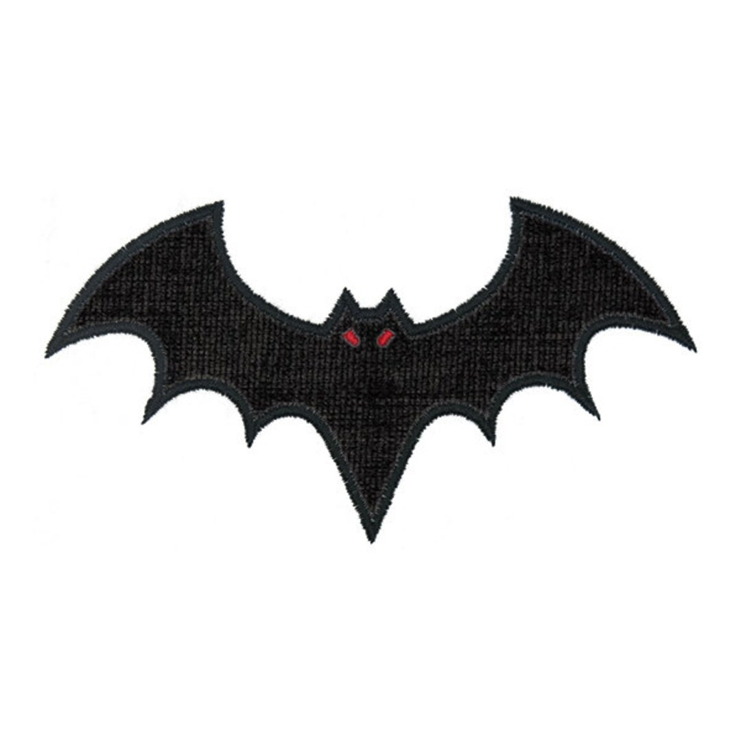 Bat Applique Embroidery Design Instant Download - Etsy