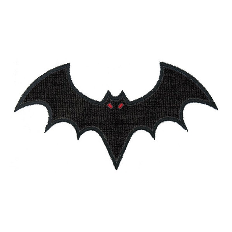 Bat Applique Embroidery Design Instant Download - Etsy
