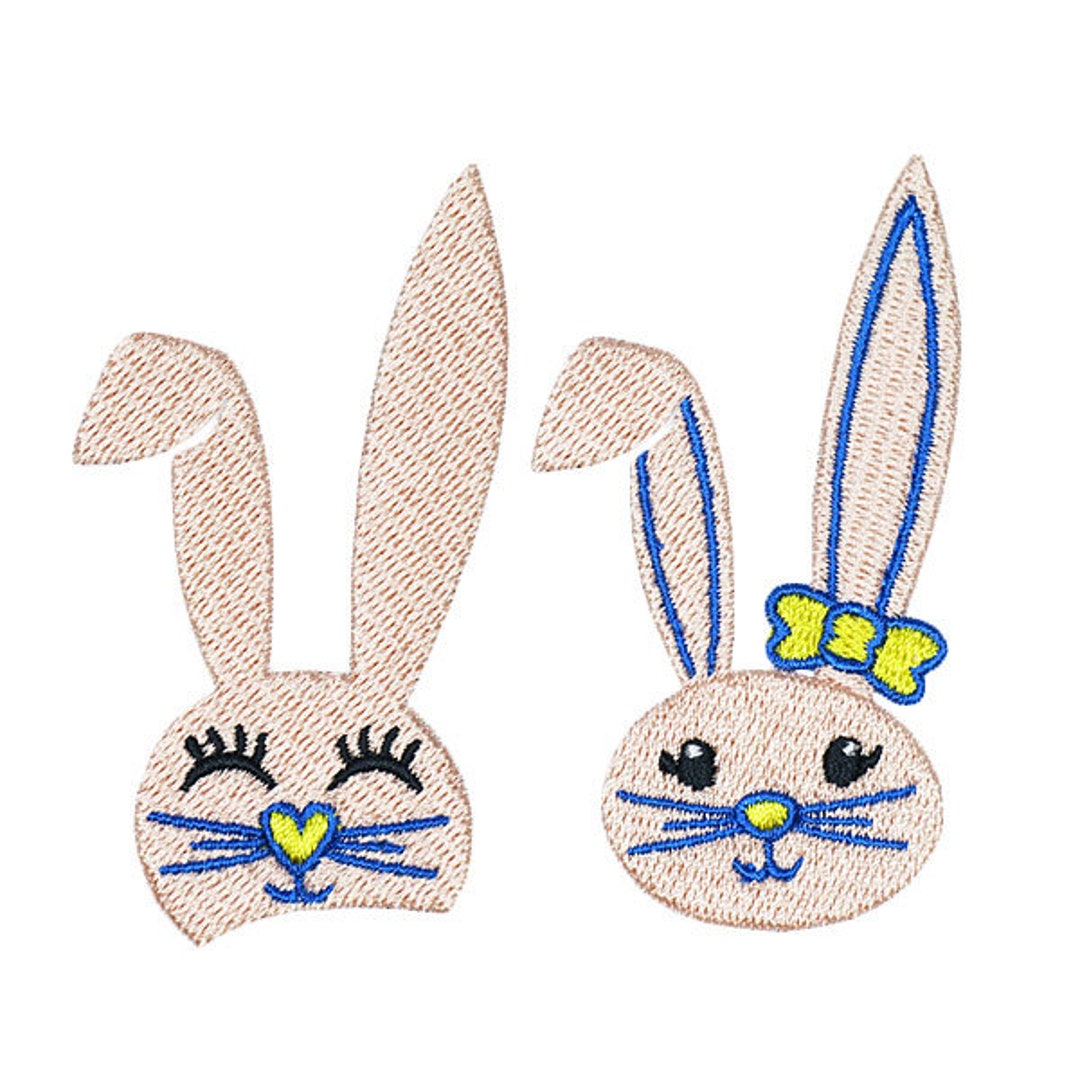 Rabbit Embroidery Design - Instant Download - Etsy