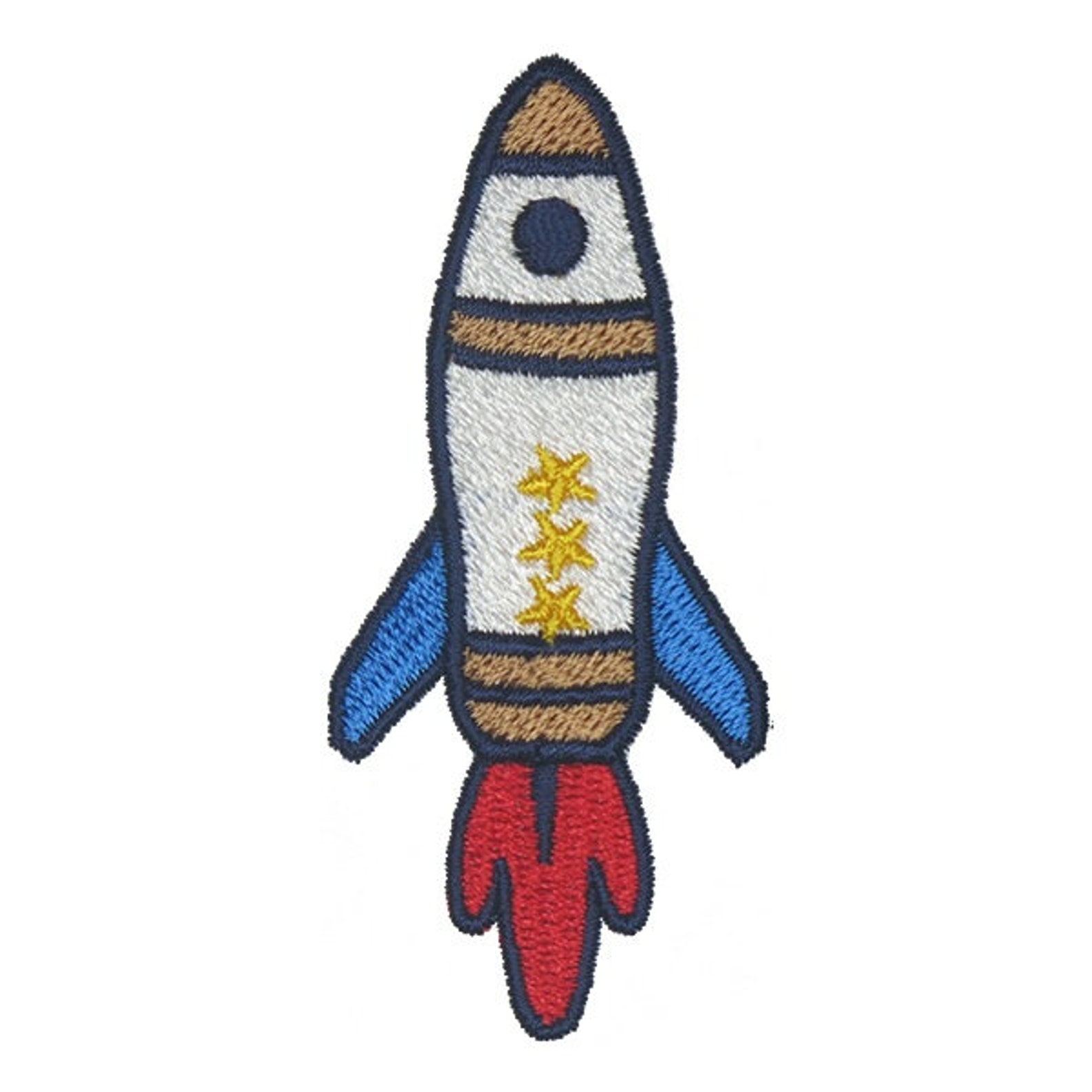 Rocket Embroidery Design Instant Download - Etsy