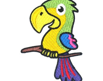 Parrot Machine Embroidery Design Instant Download - Etsy