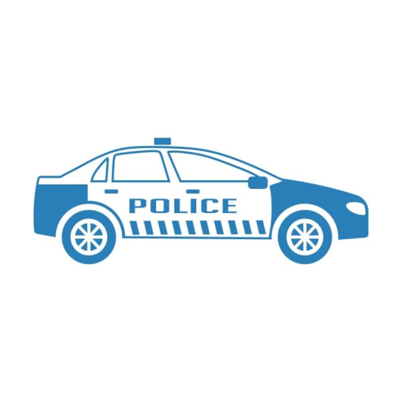 Police Car Cuttable Design PNG DXF SVG & Eps File for - Etsy