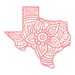 Texas Mandala Cuttable Design PNG DXF SVG & Eps File for Silhouette ...
