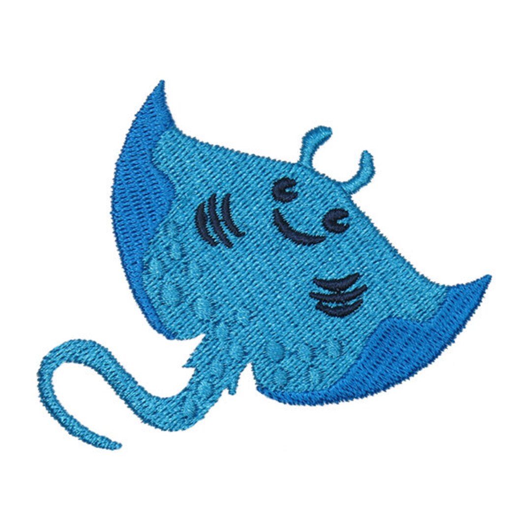 Stingray Embroidery Design Instant Download - Etsy