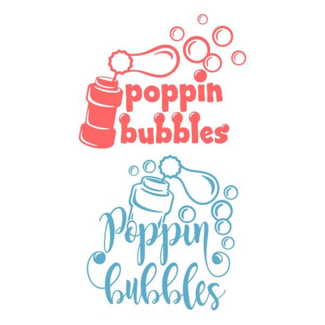 Poppin Bubbles Cuttable Design PNG DXF SVG & Eps File for Silhouette ...