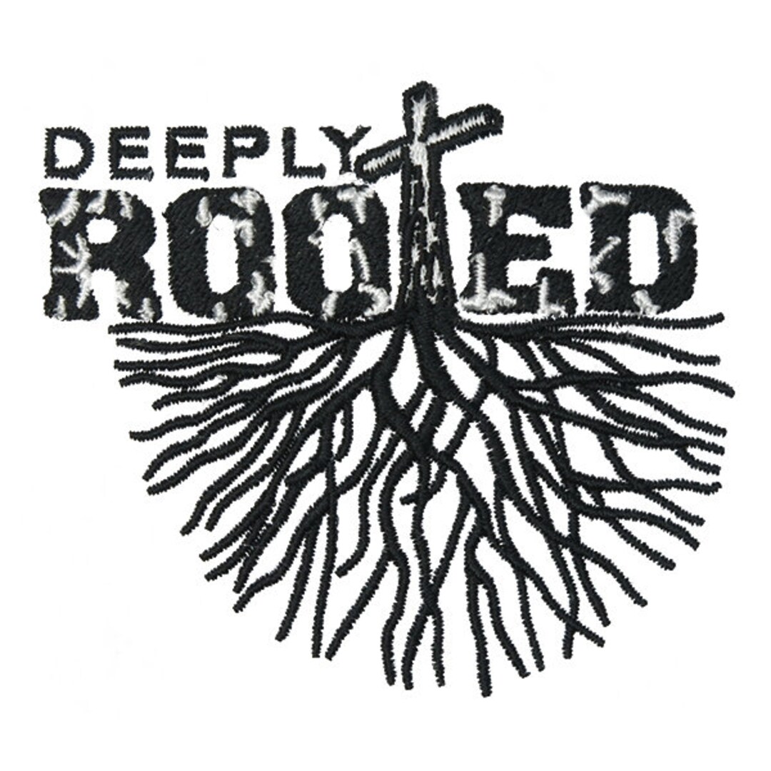 Deeply Rooted Cross Embroidery Design Instant Download - Etsy