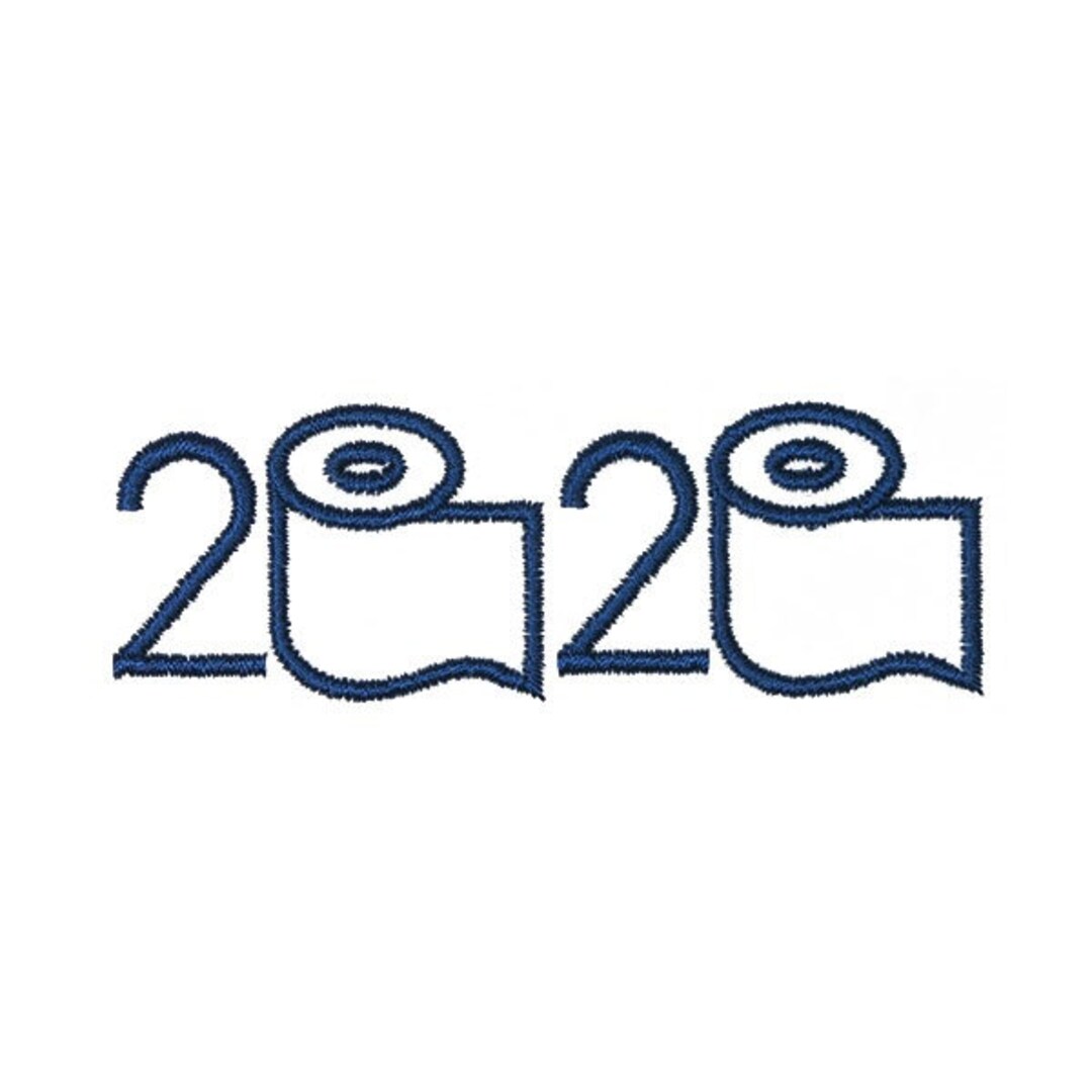 2020 Toilet Paper Embroidery Design Instant Download - Etsy
