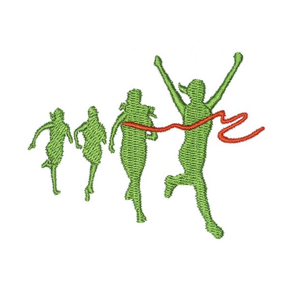Women Runner Embroidery Design INSTANT DOWNLOAD | Etsy
