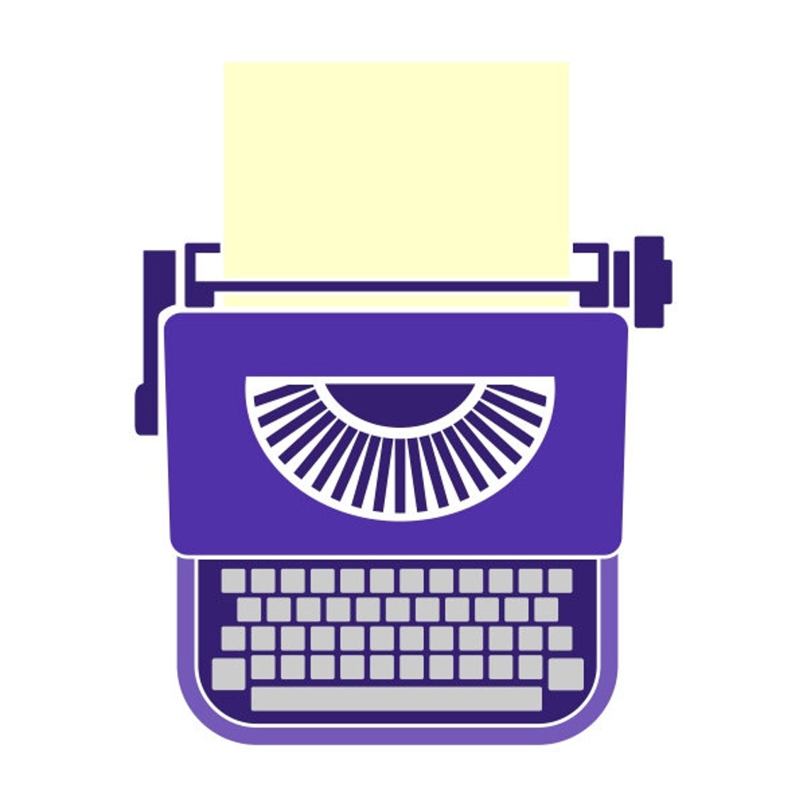 Typewriter Packcuttable Design PNG DXF SVG & Eps File for - Etsy