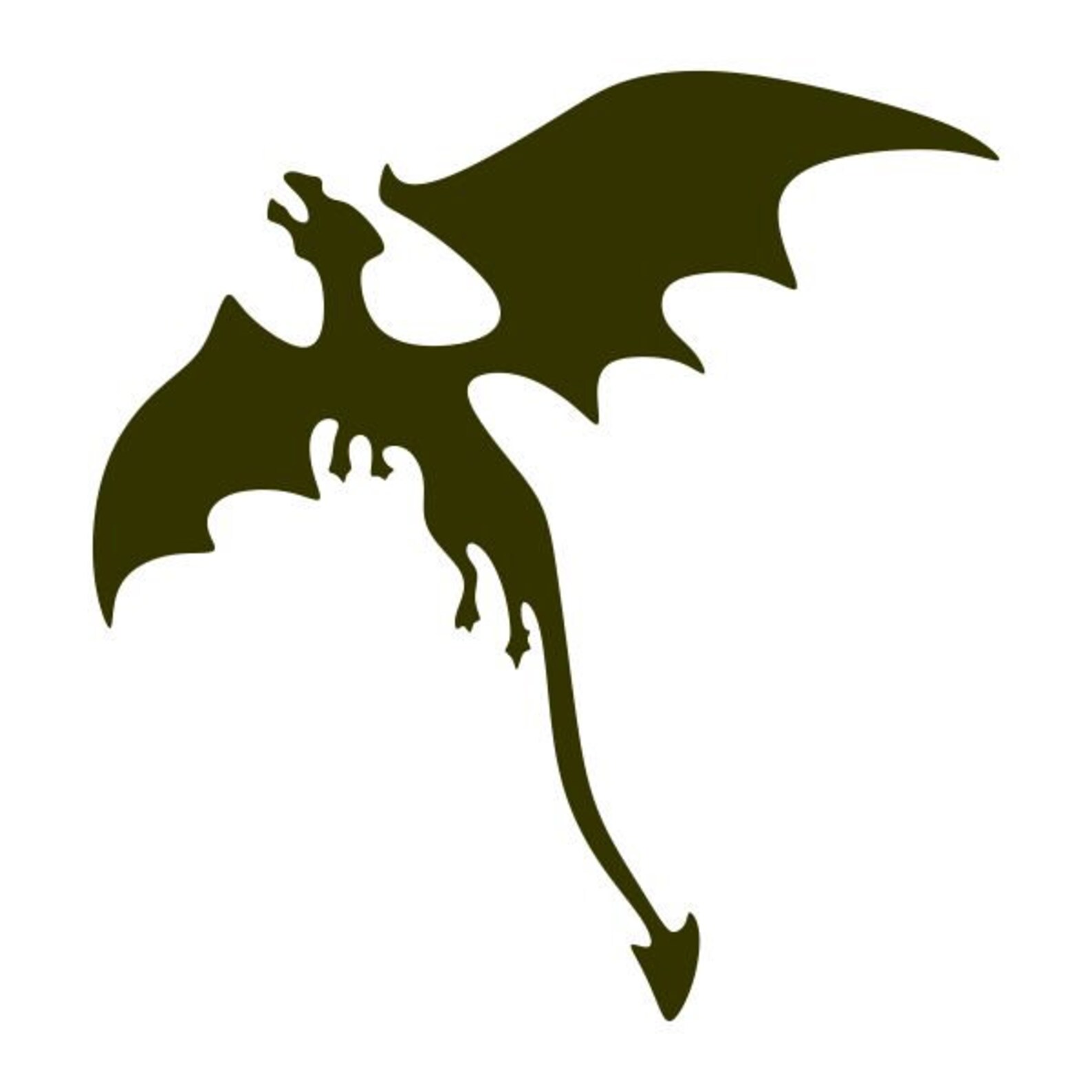 Flying Dragon Cuttable Design PNG DXF SVG & Eps File for - Etsy