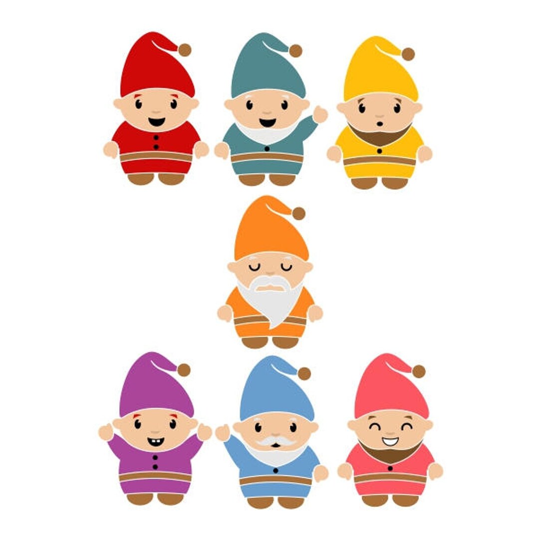 Gnomes Dwarf Cuttable Design Cuttable Design PNG DXF SVG & Eps File for ...