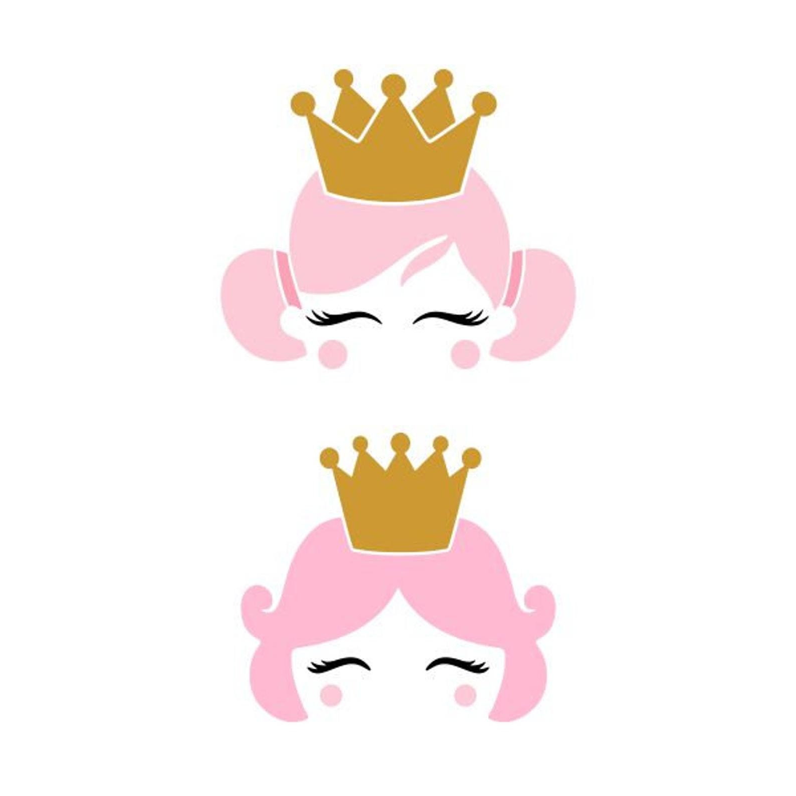 Queen Princess Crown Cuttable Design PNG DXF SVG & Eps File - Etsy