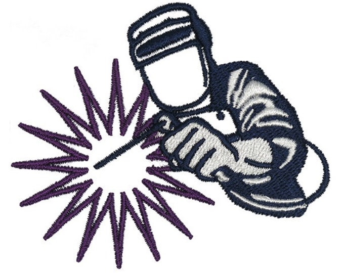 Welder Embroidery Design - Instant Download - Etsy