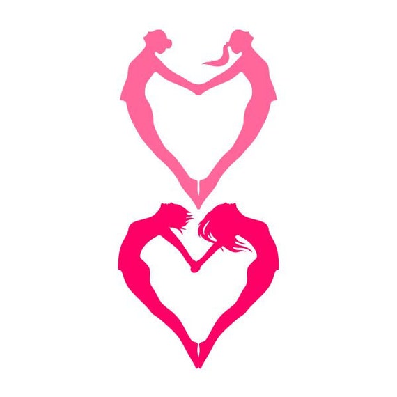 Jumping Heart Decal Cuttable Design PNG DXF SVG & eps File for | Etsy