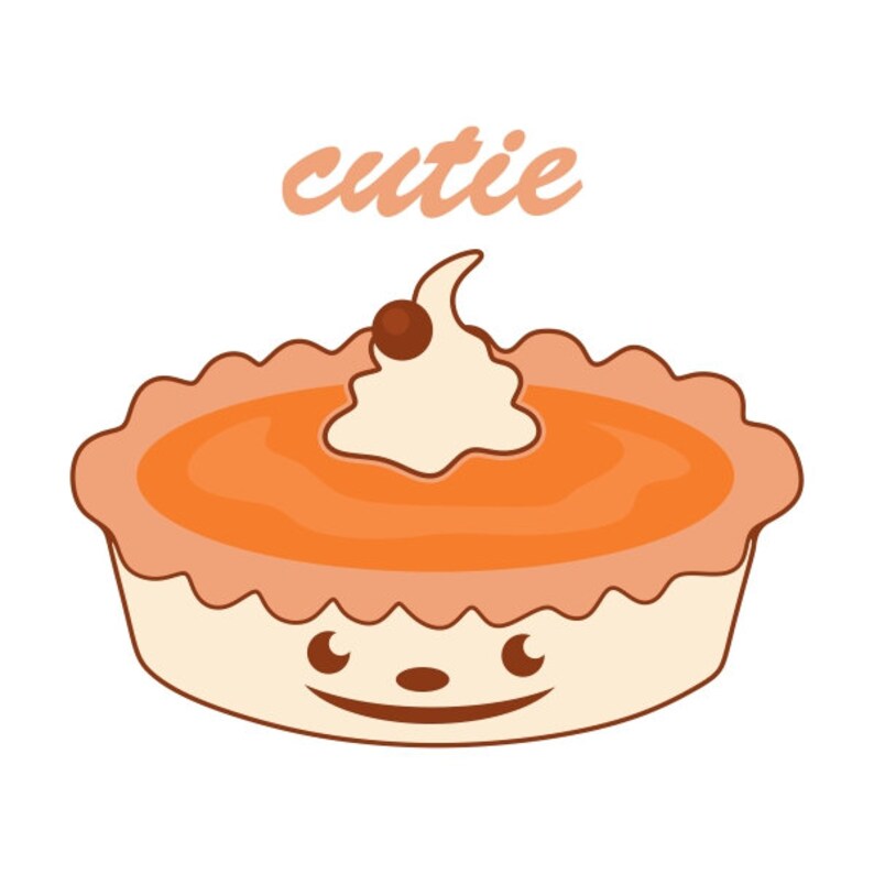Cutie Pie Cuttable Design PNG DXF SVG & Eps File for - Etsy Hong Kong