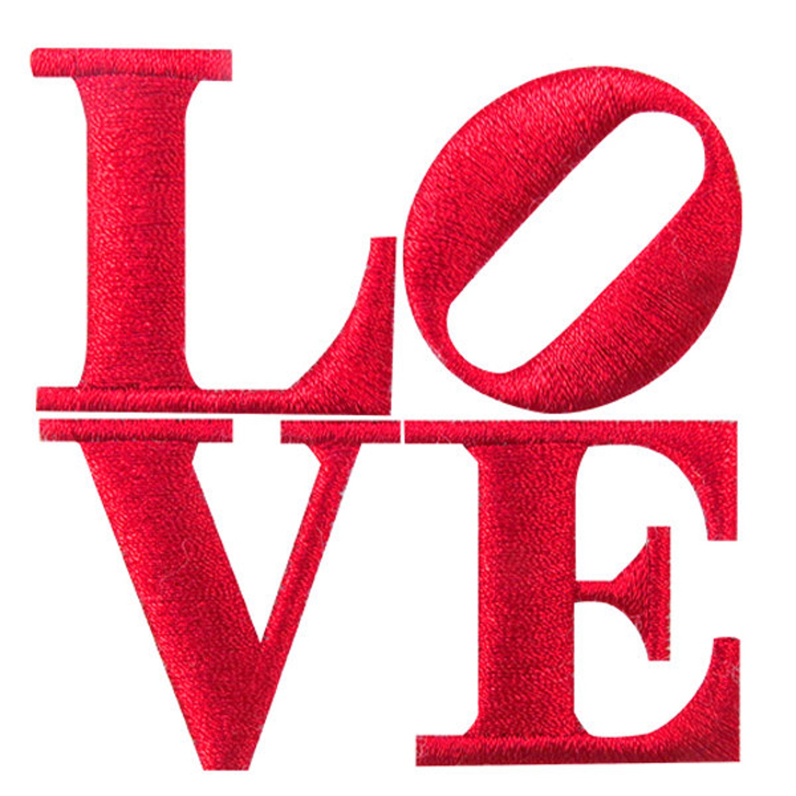 Love Embroidery Design Instant Download | Etsy