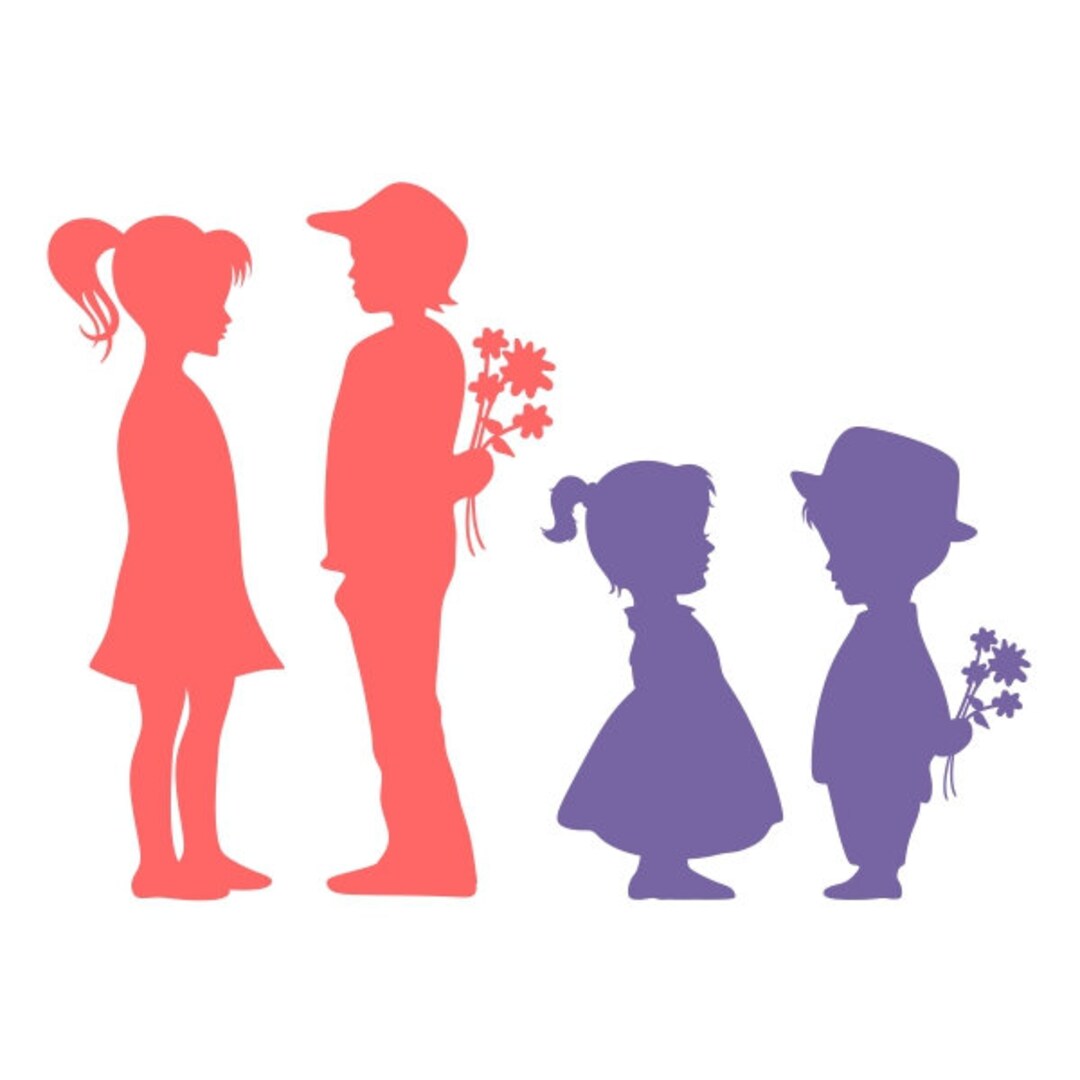 Dating Couple Cuttable Design PNG DXF SVG & Eps File for Silhouette ...